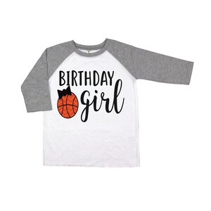 Basketball Birthday Girl Shirt, Girl Birthday Shirt, Girl Birthday ...
