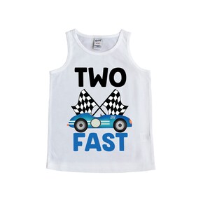 Two Fast Birthday Shirt, Two Fast Shirt, Race Car Birthday Shirt, 2 ...