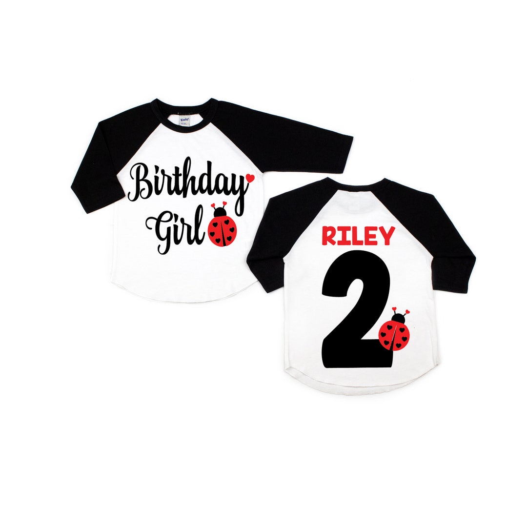 Ladybug Birthday Shirt, Ladybug Party Theme, 1st Birthday Party, 2nd ...