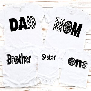 Family Race Car Birthday Shirts, Racecar Birthday Shirt, Matching ...