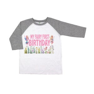 Fairy Birthday Shirt, Fairy First Shirt, Fairy First Birthday ...