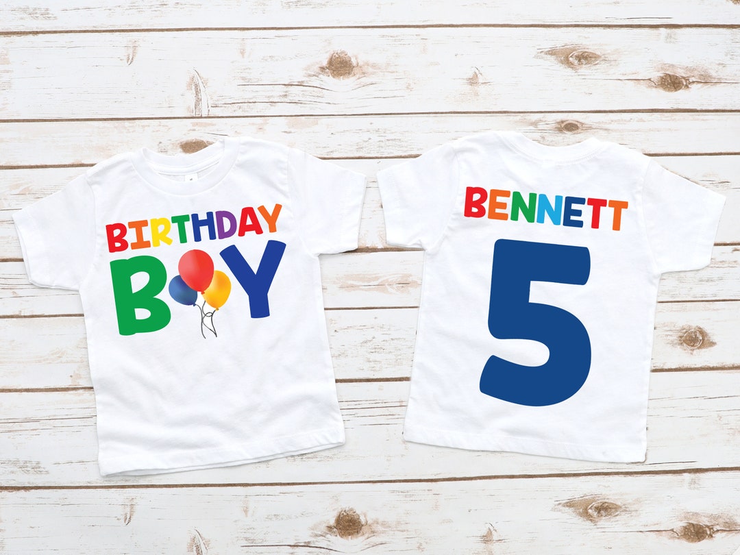 Boys Birthday Shirt, Birthday Boy Shirt, Birthday Shirt, Toddler ...