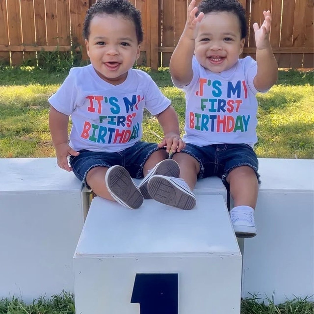 1st Birthday Shirt, Birthday Boy Shirt, Birthday Girl Shirt, Toddler ...