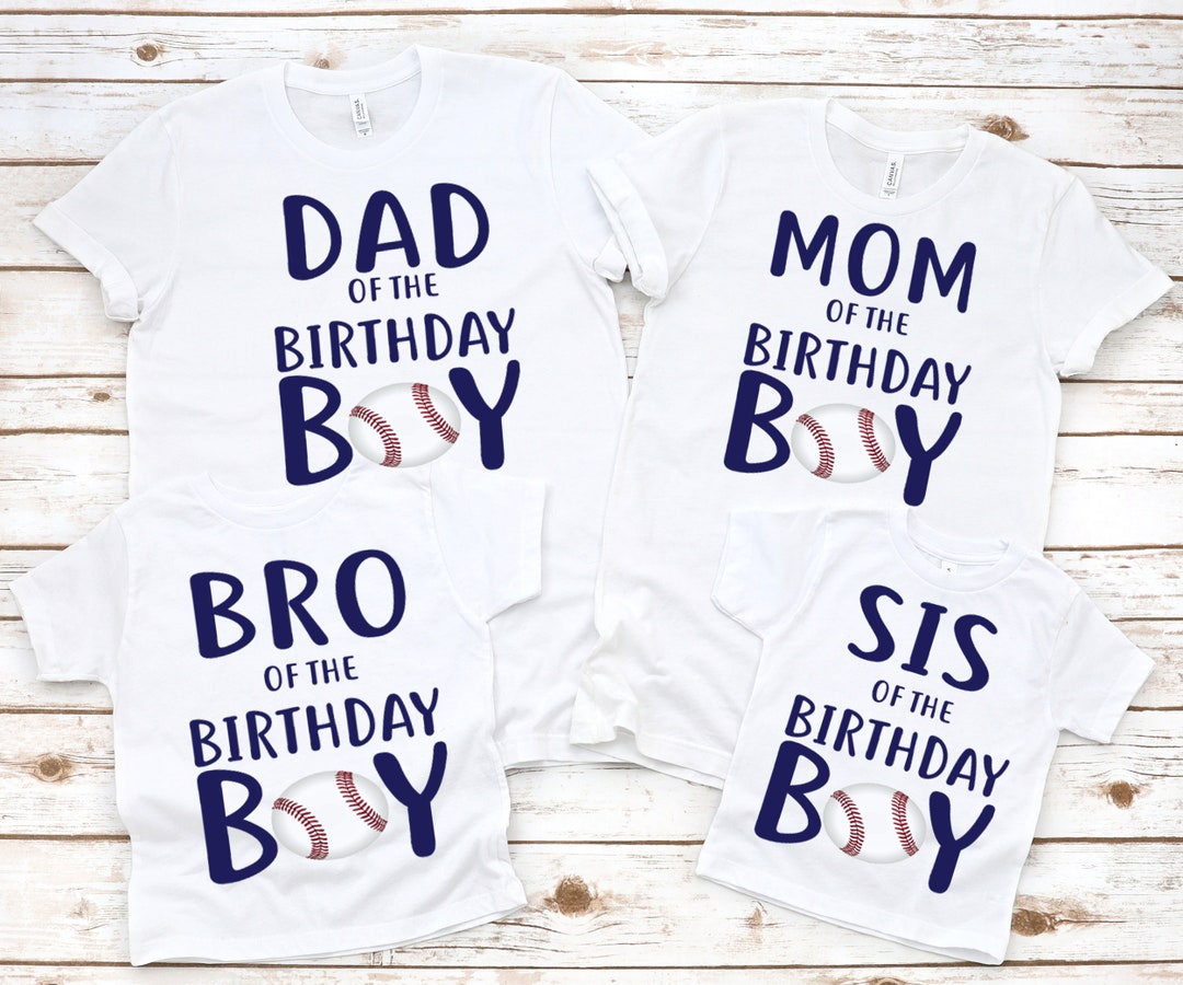 Family Matching Baseball Shirt, Baseball Birthday , Baseball Party ...