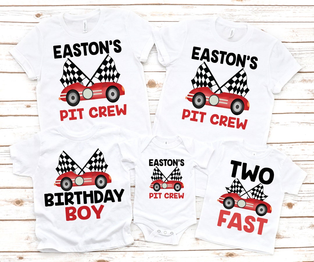 Family Race Car Birthday Shirts, Racecar Birthday Shirt, Matching ...