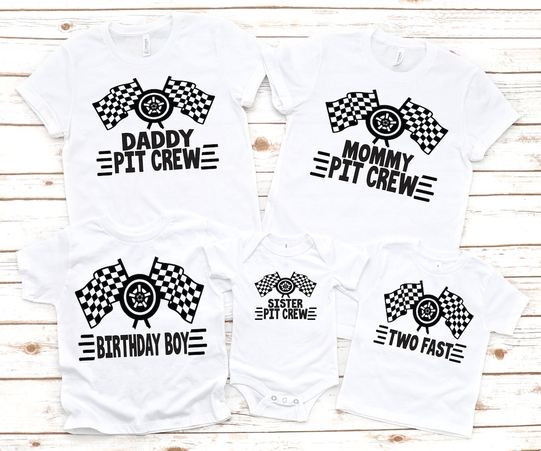 Family Race Car Birthday Shirts, Racecar Birthday Shirt, Matching ...