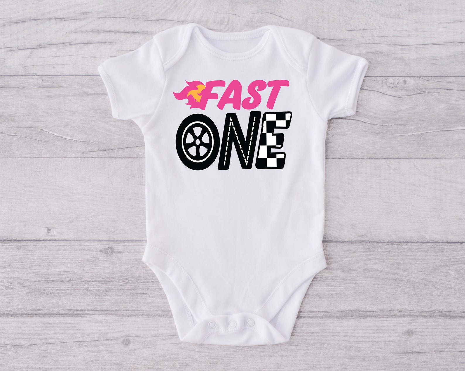 Fast One, 1st Birthday Race Car , Racecar Birthday Shirt, Birthday Girl ...