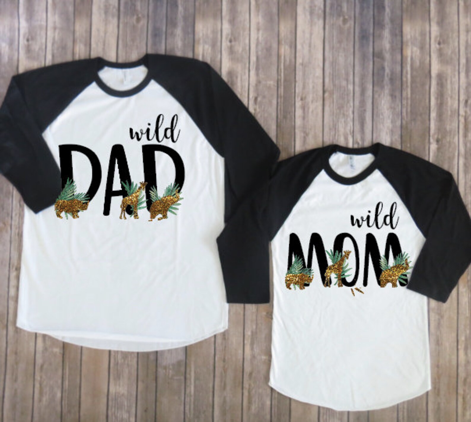 Mom and Dad of the Wild Matching Wild Wild Mom Wild Dad | Etsy