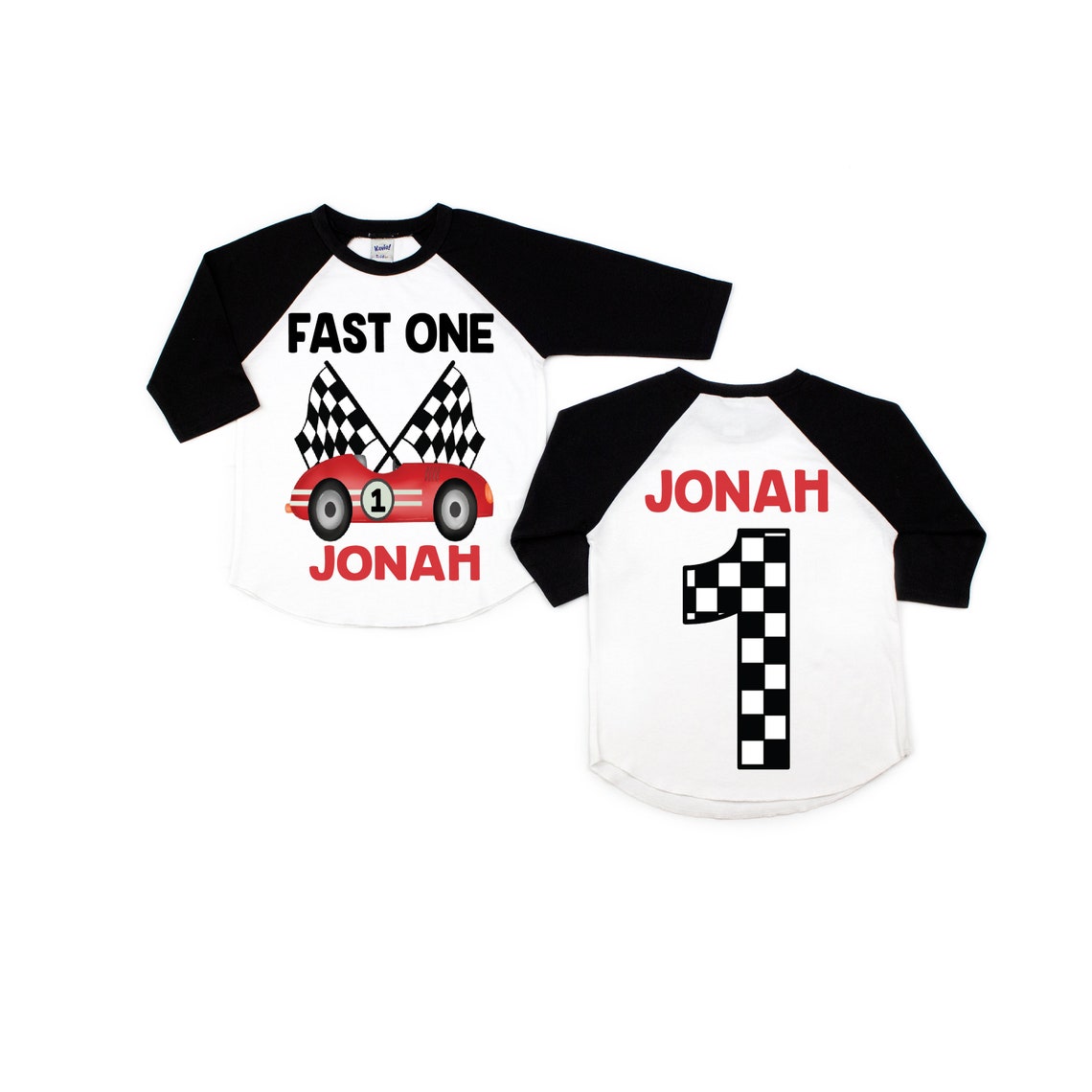 Fast One 1st Birthday Race Car Shirt Racecar Birthday Shirt - Etsy