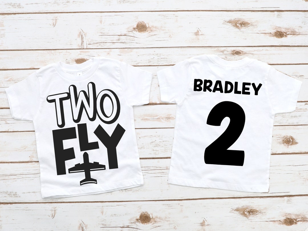 Two Fly 2nd Birthday Shirt, Second Birthday Shirt, 2nd Birthday Shirt ...