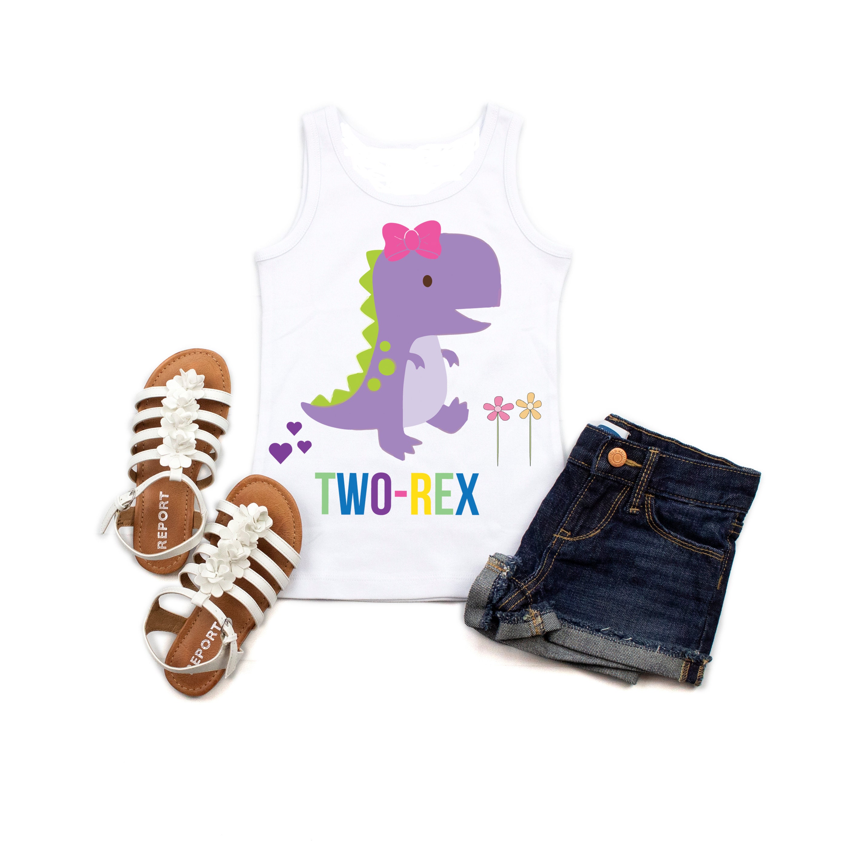 Two rex 2 rex girl dinosaur birthday shirt 2 rex birthday | Etsy