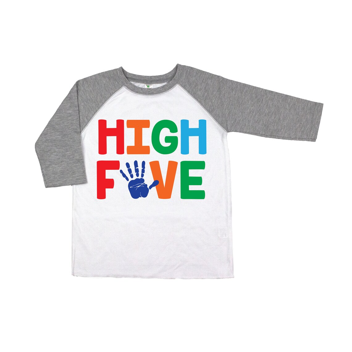 Boys 5th Birthday High Five Shirt, Fifth Birthday Shirt, 5th Birthday ...