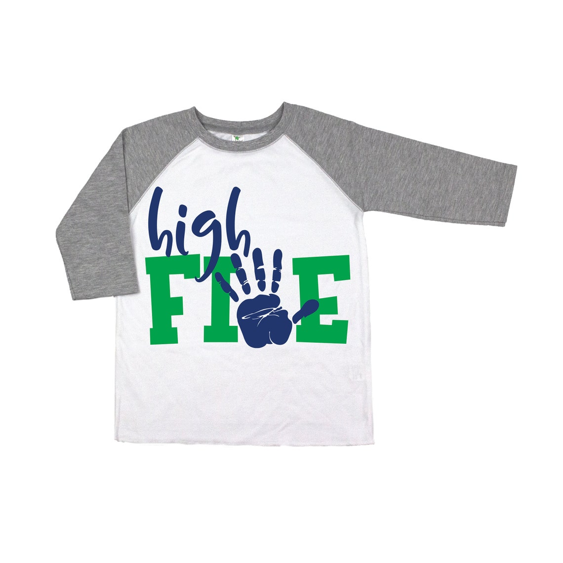 Boys 5th Birthday High Five Shirt, Fifth Birthday Shirt, 5th Birthday ...