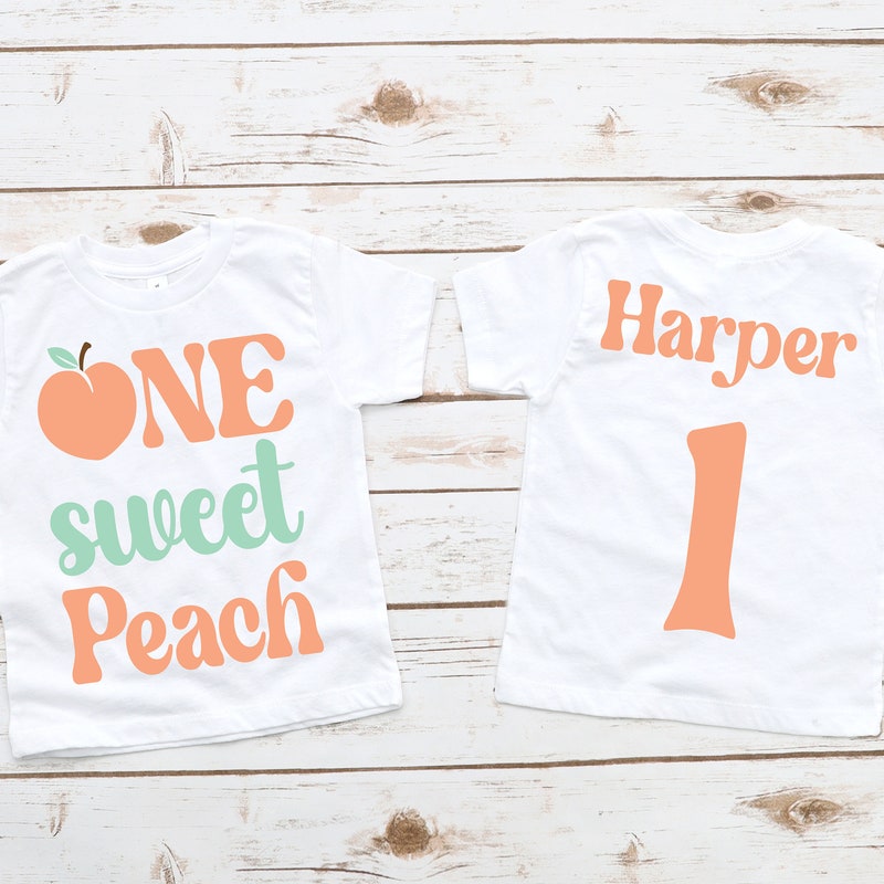 One Sweet Peach Birthday - Etsy