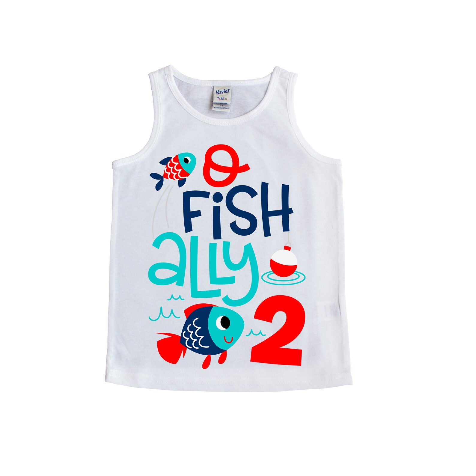 Ofishally 2 Two Boys Second Birthday Fishing Shirt, 2nd Birthday Shirt ...