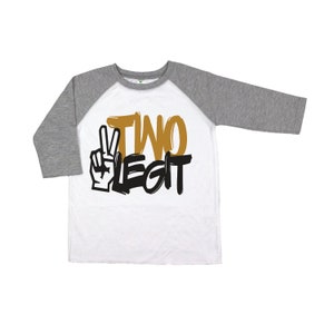 Two Legit Shirt, Second Birthday Shirt, 2nd Birthday Boy, Two Birthday ...