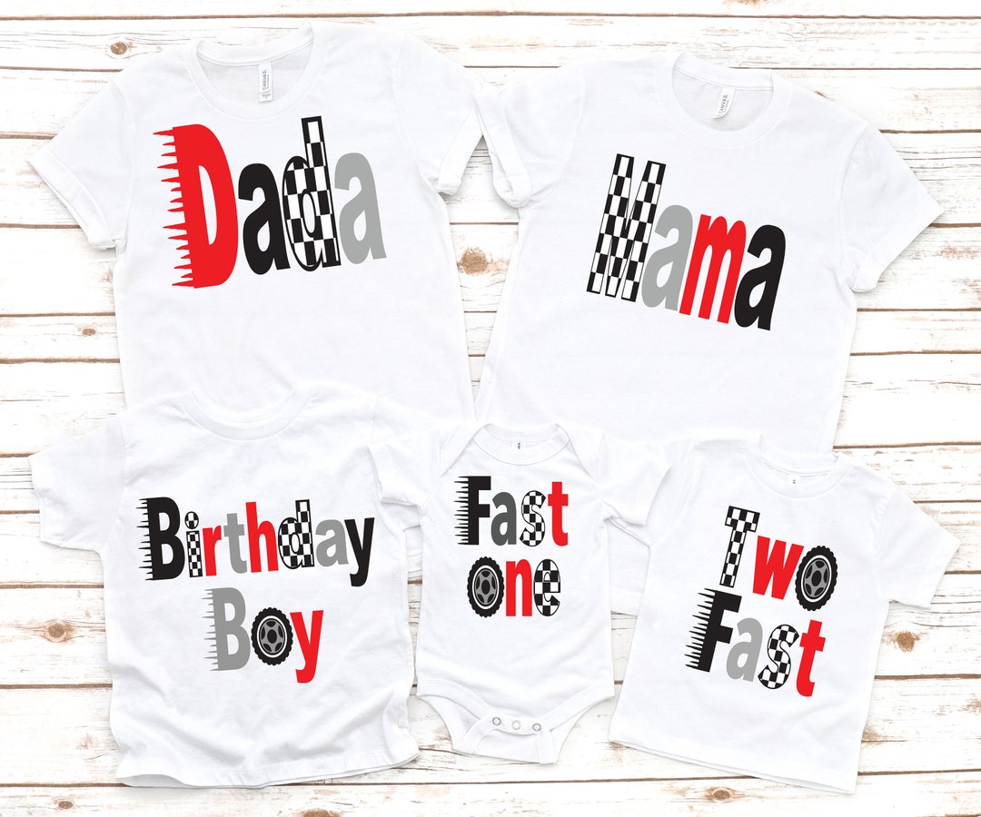 Family Race Car Birthday Shirts, Racecar Birthday Shirt, Matching ...