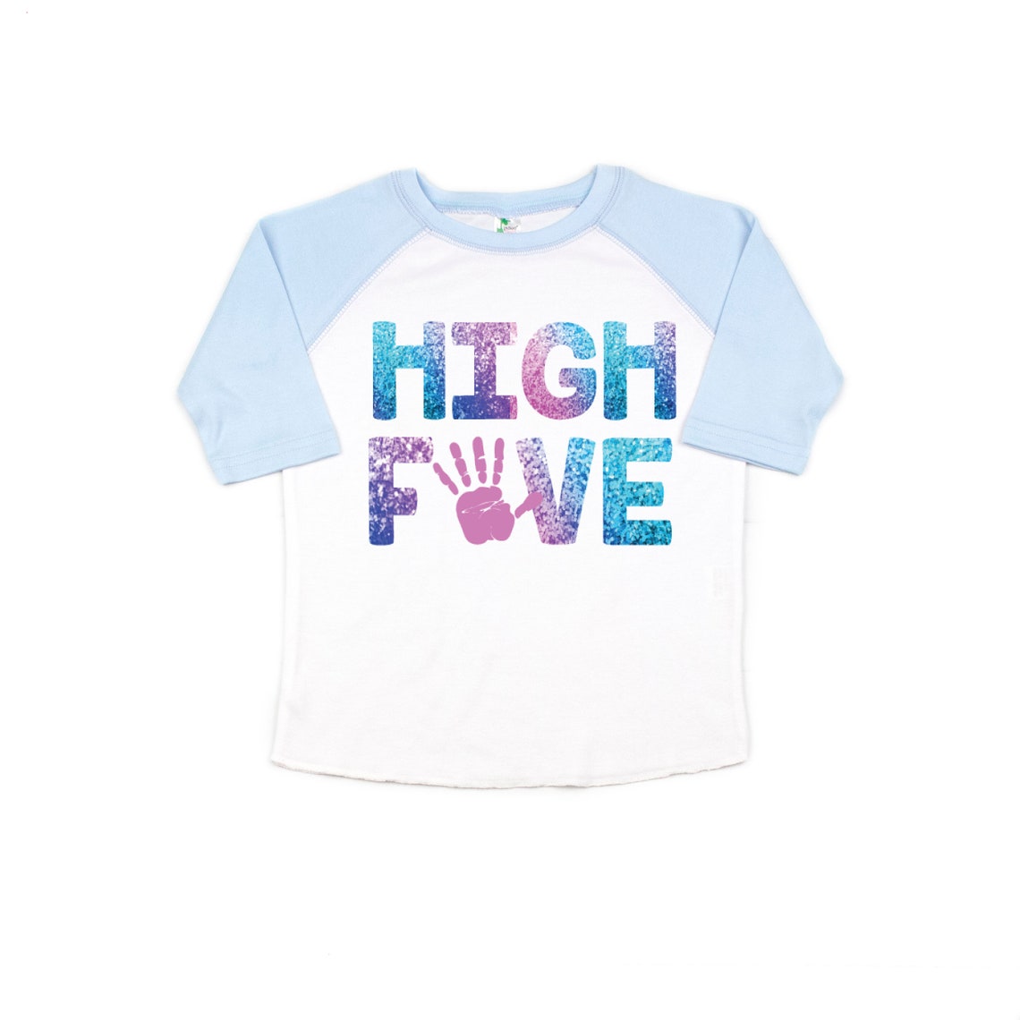 Girls 5th Birthday High Five Shirt, Fifth Birthday Shirt, 5th Birthday ...