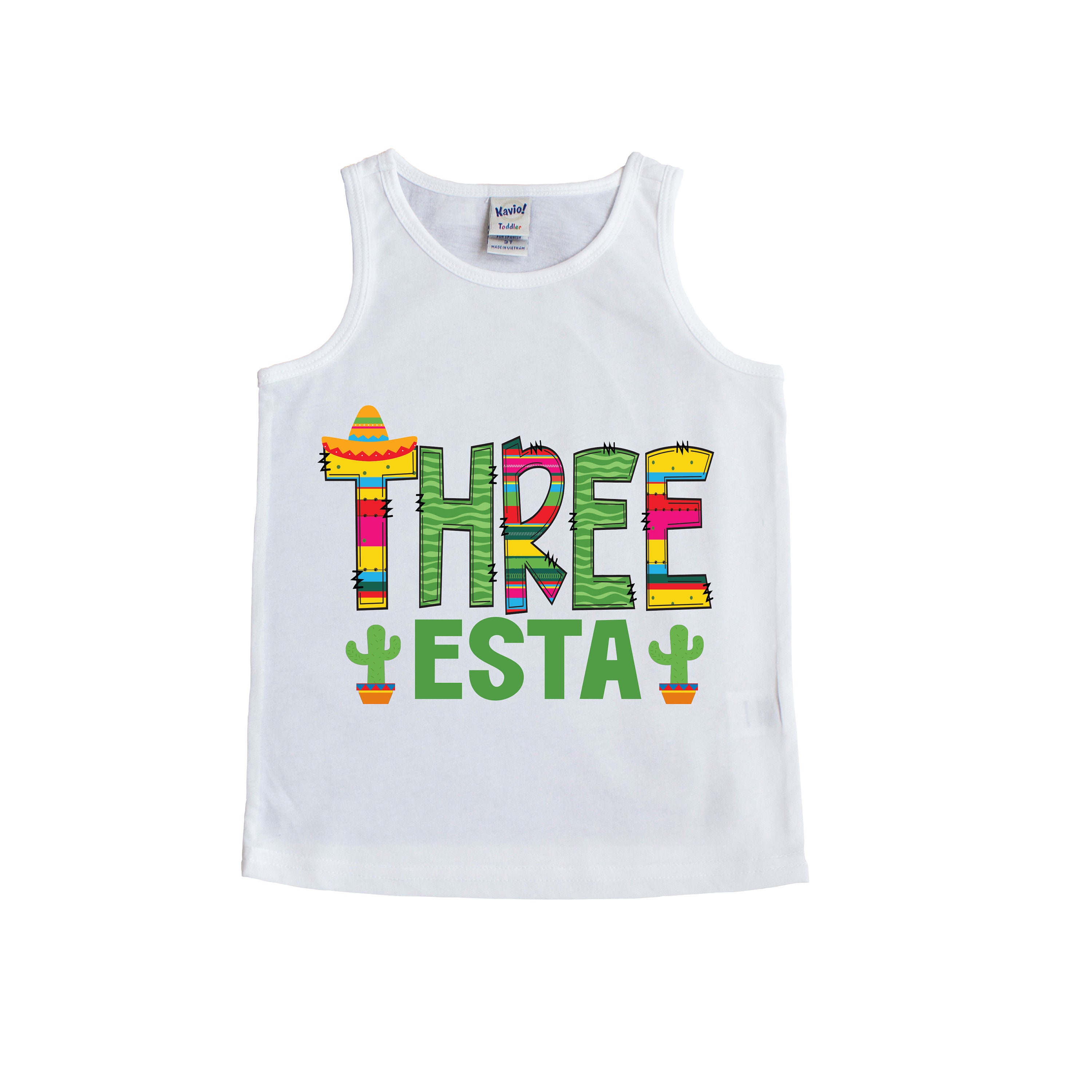 Three-esta Birthday Shirt, Fiesta Birthday Shirt, Fiesta Shirt, 3rd ...