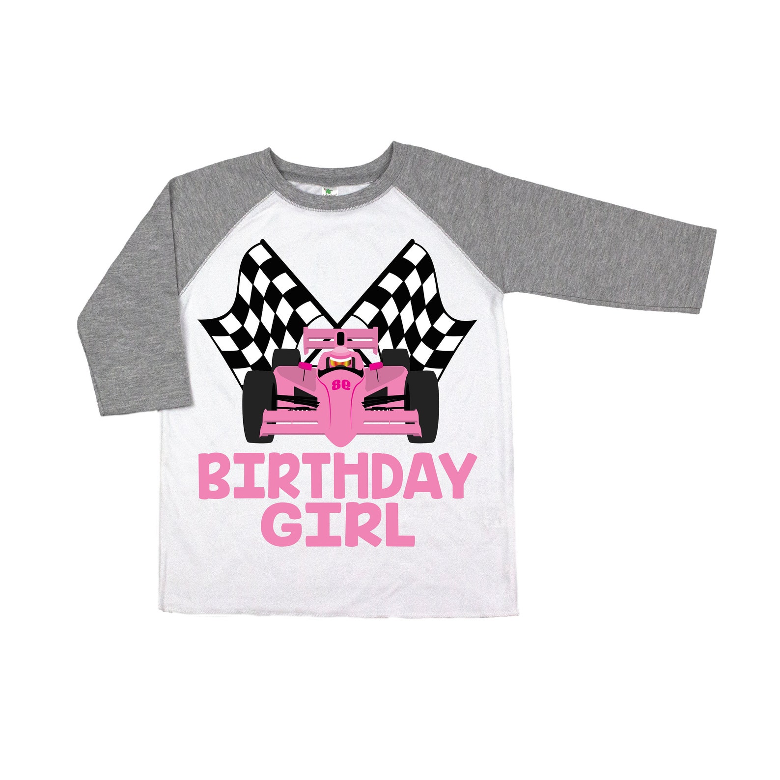 Race Car Girl Birthday Shirt, Racecar Birthday, Birthday Girl Shirt ...