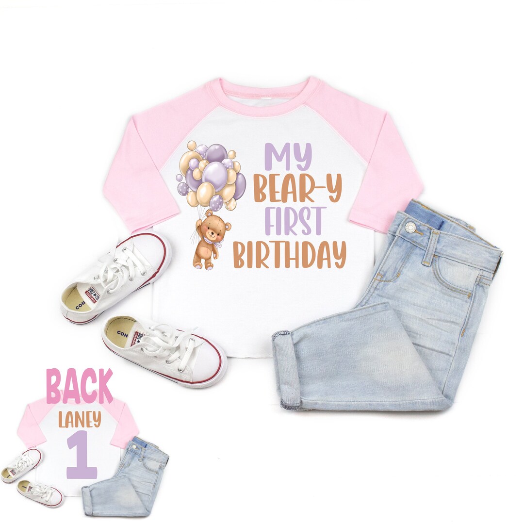 Bear-y 1st Birthday, Bear Birthday Shirt, Bear 1st Birthday, First ...