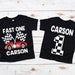 Fast One 1st Birthday Race Car Shirt, Racecar Birthday Shirt, Birthday ...