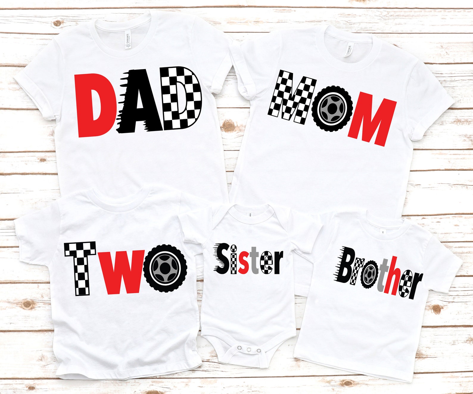 Family Race Car Birthday Shirts, Racecar Birthday Shirt, Matching ...