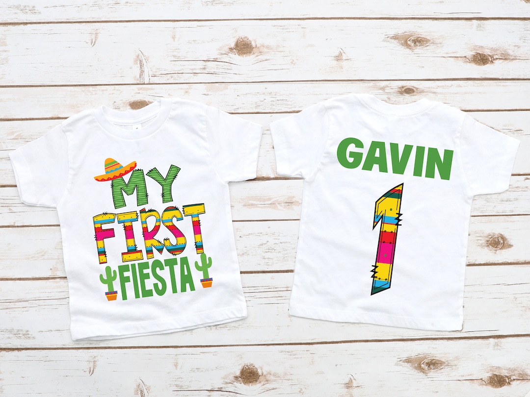 My First Fiesta Shirt, Fiesta First Birthday, Boy Fiesta Shirt, Mexican ...