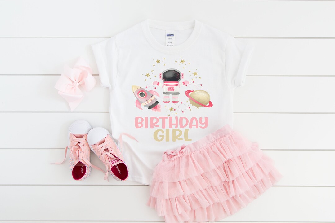 Space Birthday Girl Shirt, Space Shirt, Space Birthday, Planet Party ...