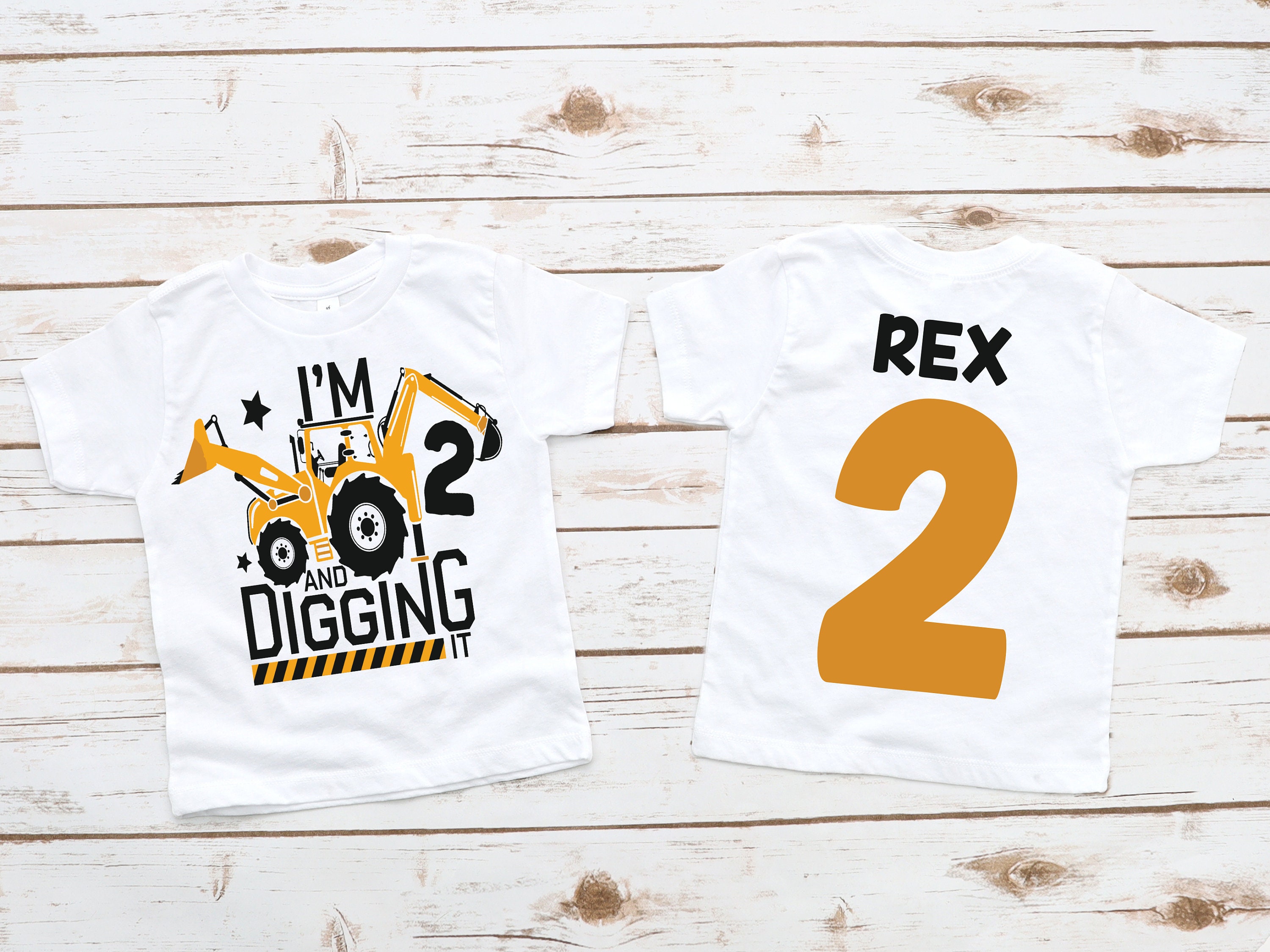 Construction Birthday Shirt Construction Family Shirts - Etsy