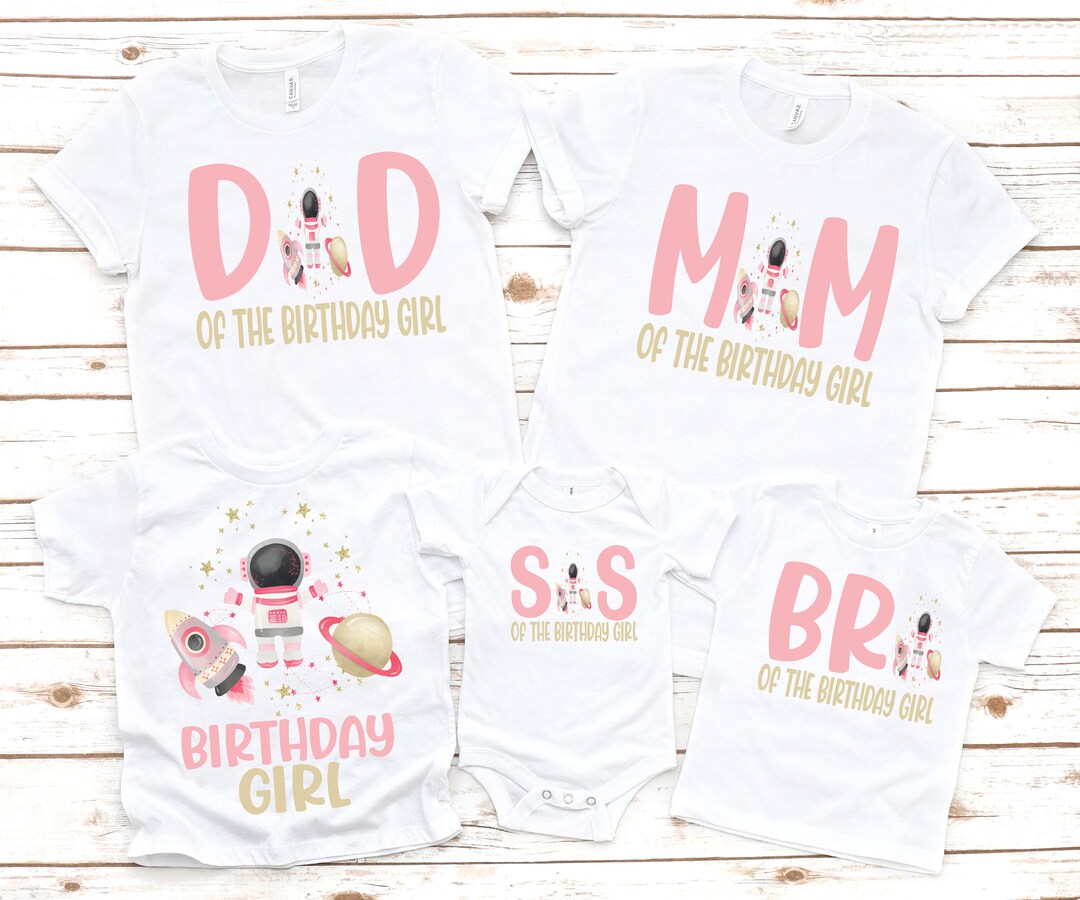 Space Birthday Shirt, Space Birthday Girl, Outer Space Party, Two the ...