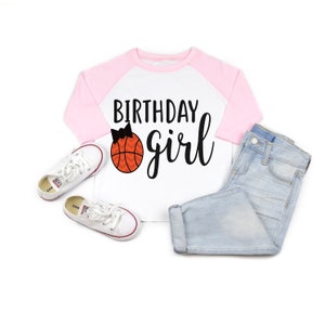 Basketball Birthday Girl Shirt, Girl Birthday Shirt, Girl Birthday ...