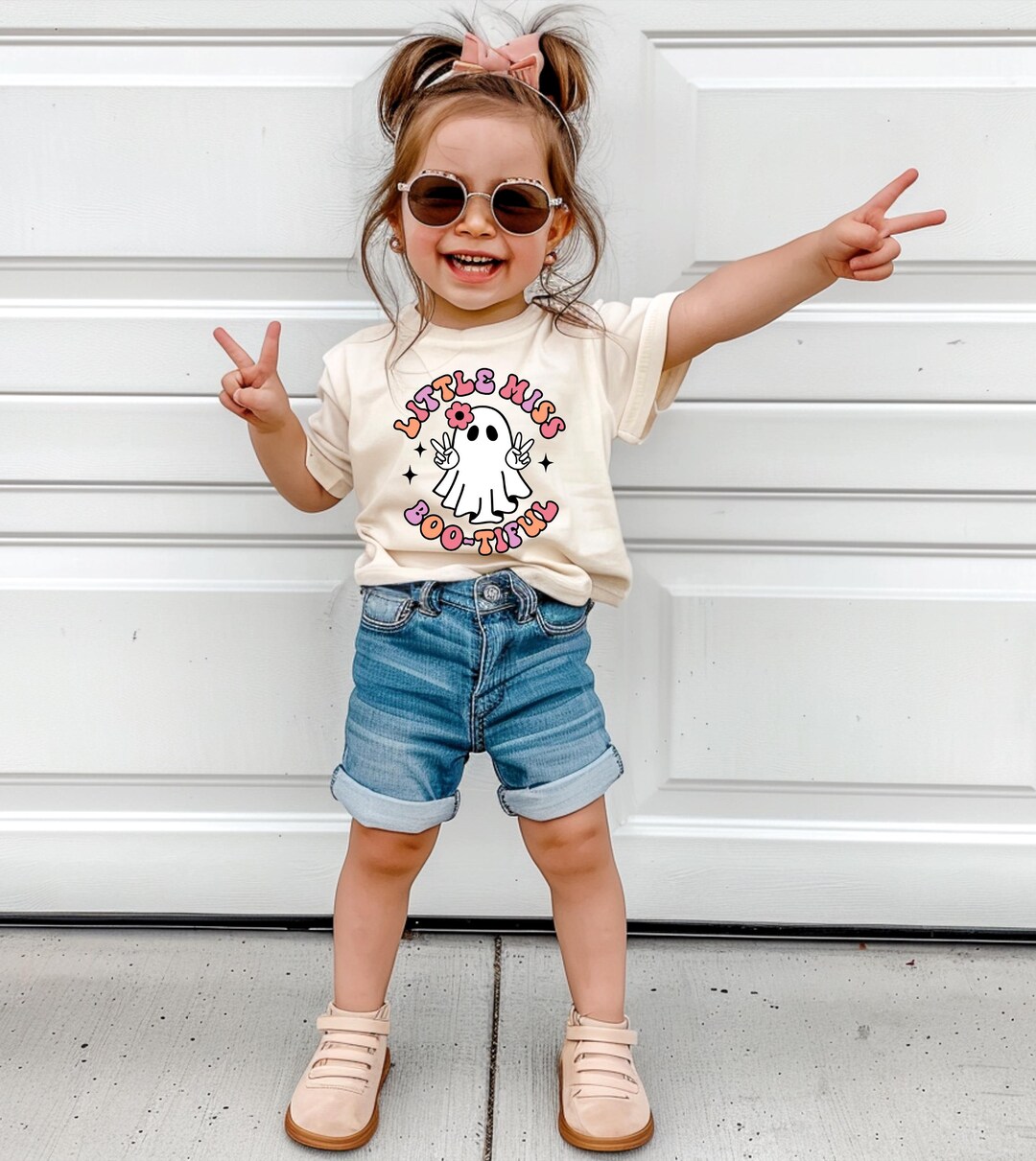 Little Miss Bootiful Shirt, Kids Toddler Girl Fall Halloween Shirt ...