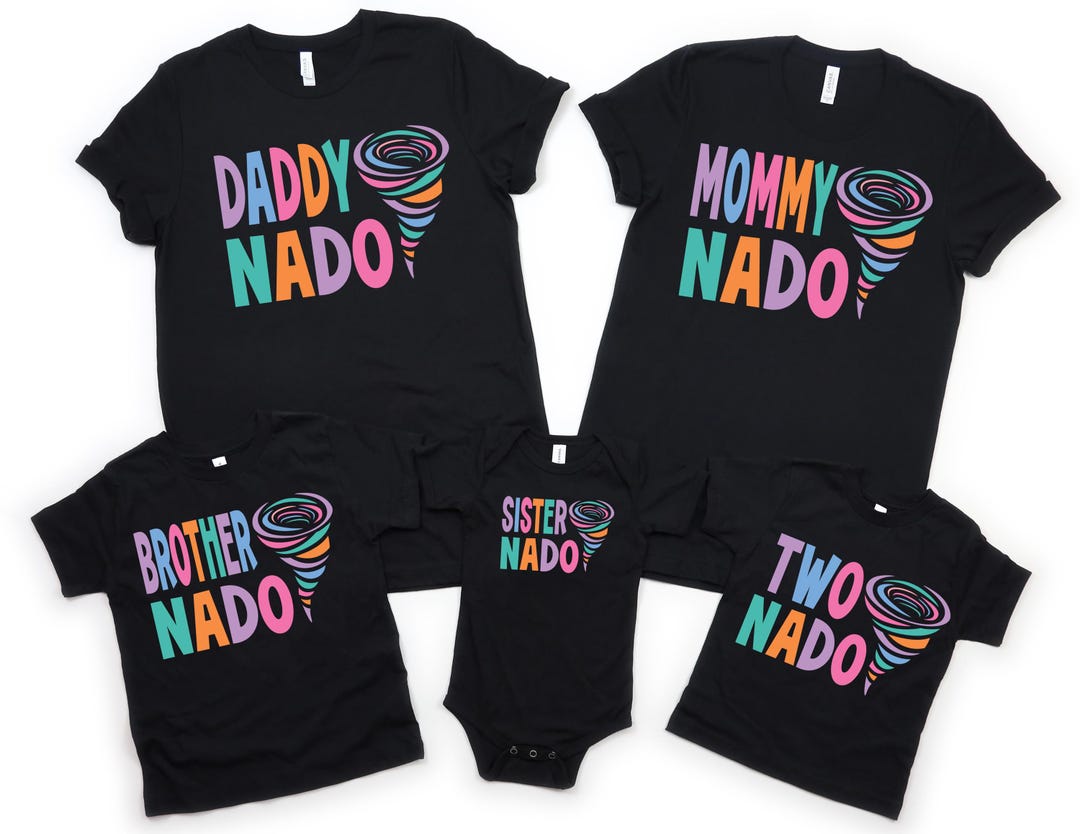 Two-nado Birthday Shirt, Four-dado Birthday Shirt, Tornado Birthday ...