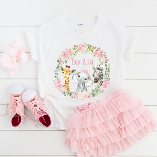 Two Wild Birthday Girl Two Wild Shirt Two Wild Birthday Girl Etsy