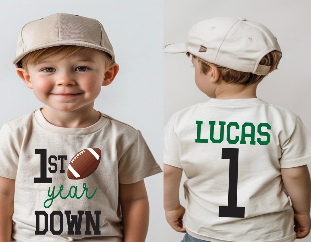 1st Year Down, 1st Birthday Boy, First Birthday, Football Birthday ...