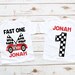 Fast One 1st Birthday Race Car Shirt, Racecar Birthday Shirt, Birthday ...