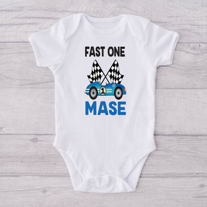 Fast One 1st Birthday Race Car Shirt, Racecar Birthday Shirt, Birthday ...