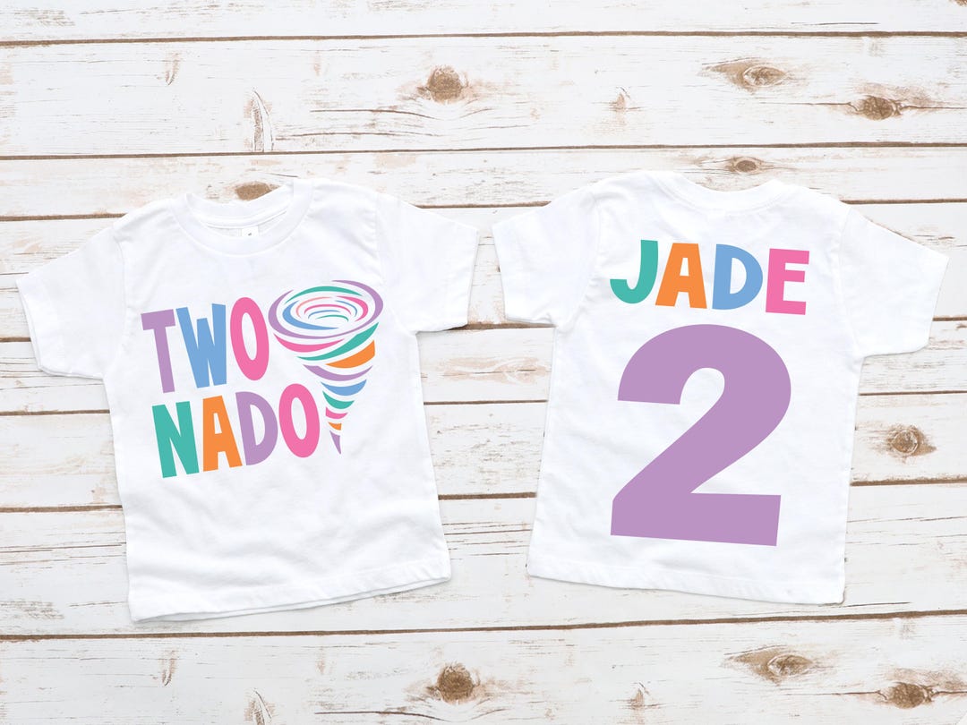 Two-nado Shirt , 2nd Birthday Shirt, Tornado Birthday Shirt, Girl ...