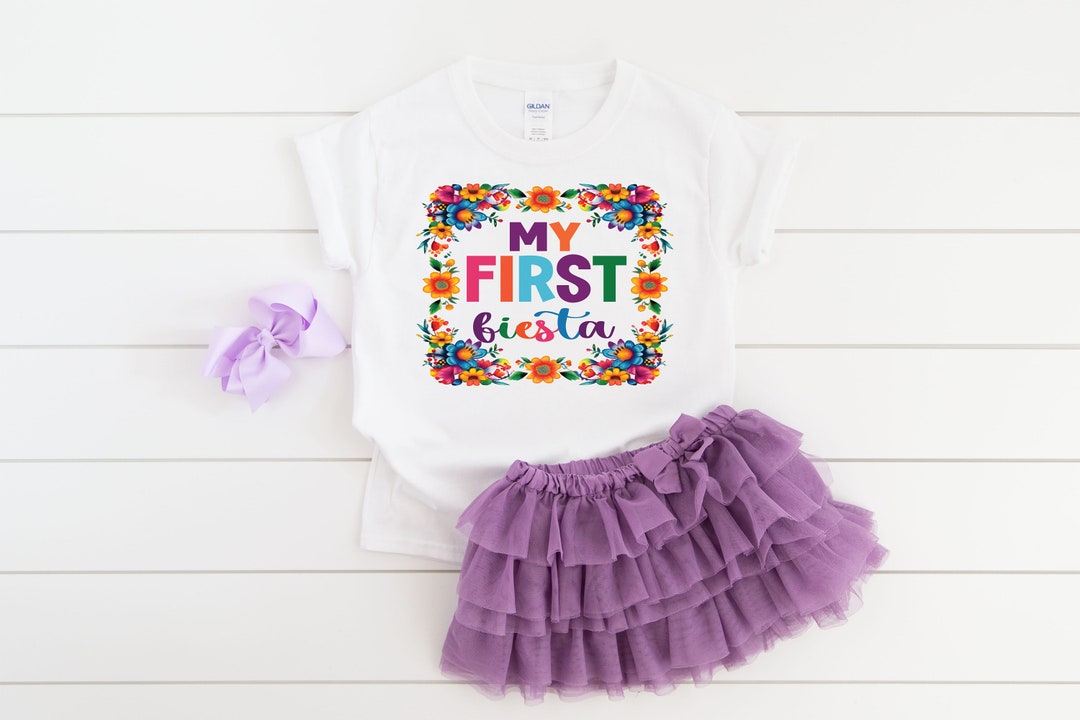 My First Fiesta Birthday Shirt, Fiesta Birthday Party, Fiesta Shirt ...