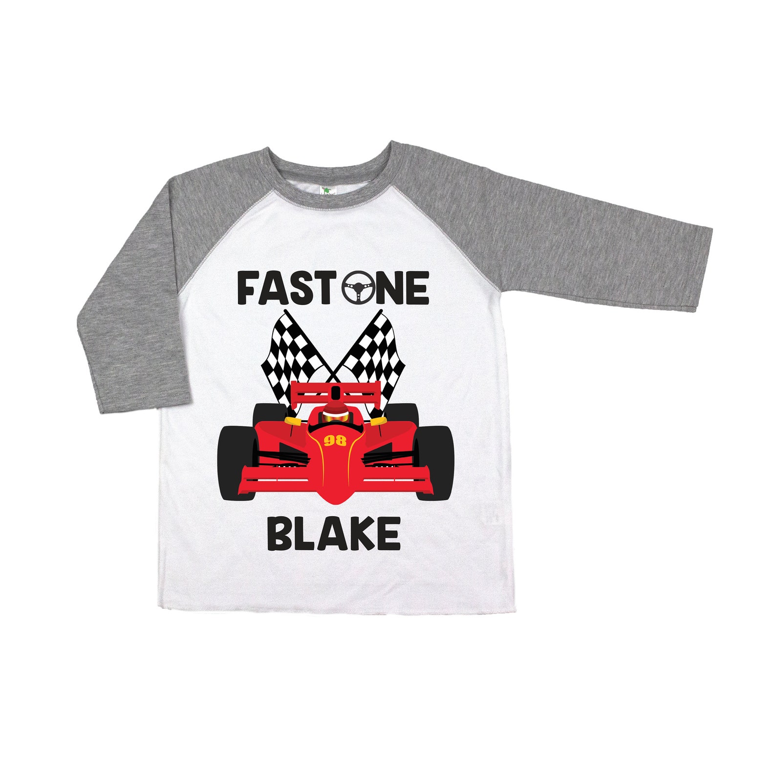 Fast One 1st Birthday Race Car Shirt Racecar Birthday Shirt - Etsy