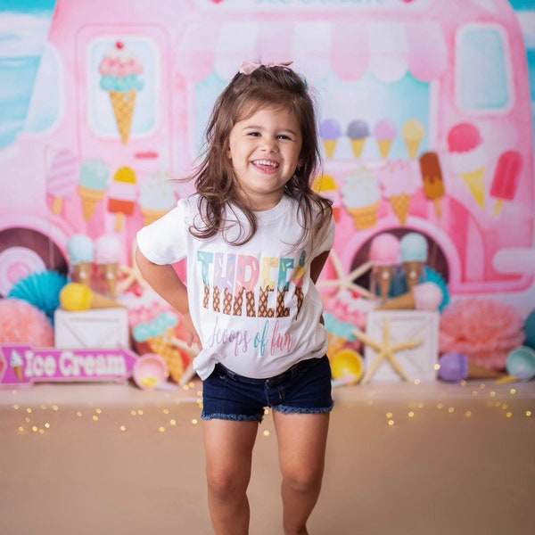 3rd Birthday Ice Cream Theme - Etsy