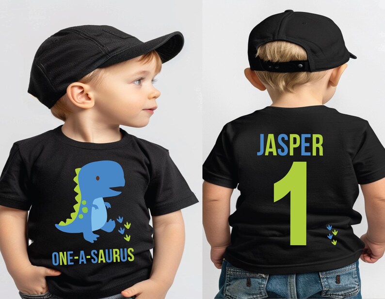 Dinosaur 1st Birthday One-a-saurus Shirt, Dinosaur Birthday, Dinosaur ...