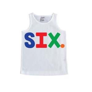 Boys 6TH Six Birthday Shirt, 6th Birthday, Sixth Birthday Shirt, 6th ...