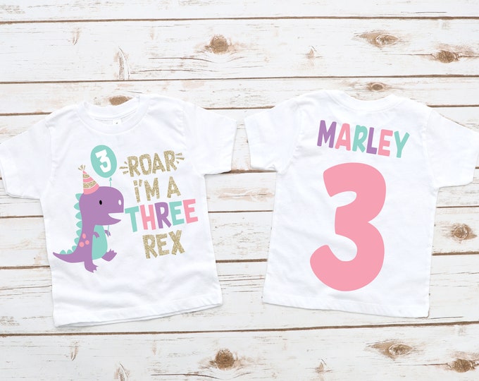 3 Rex Cake Topper in Kenzie - Etsy