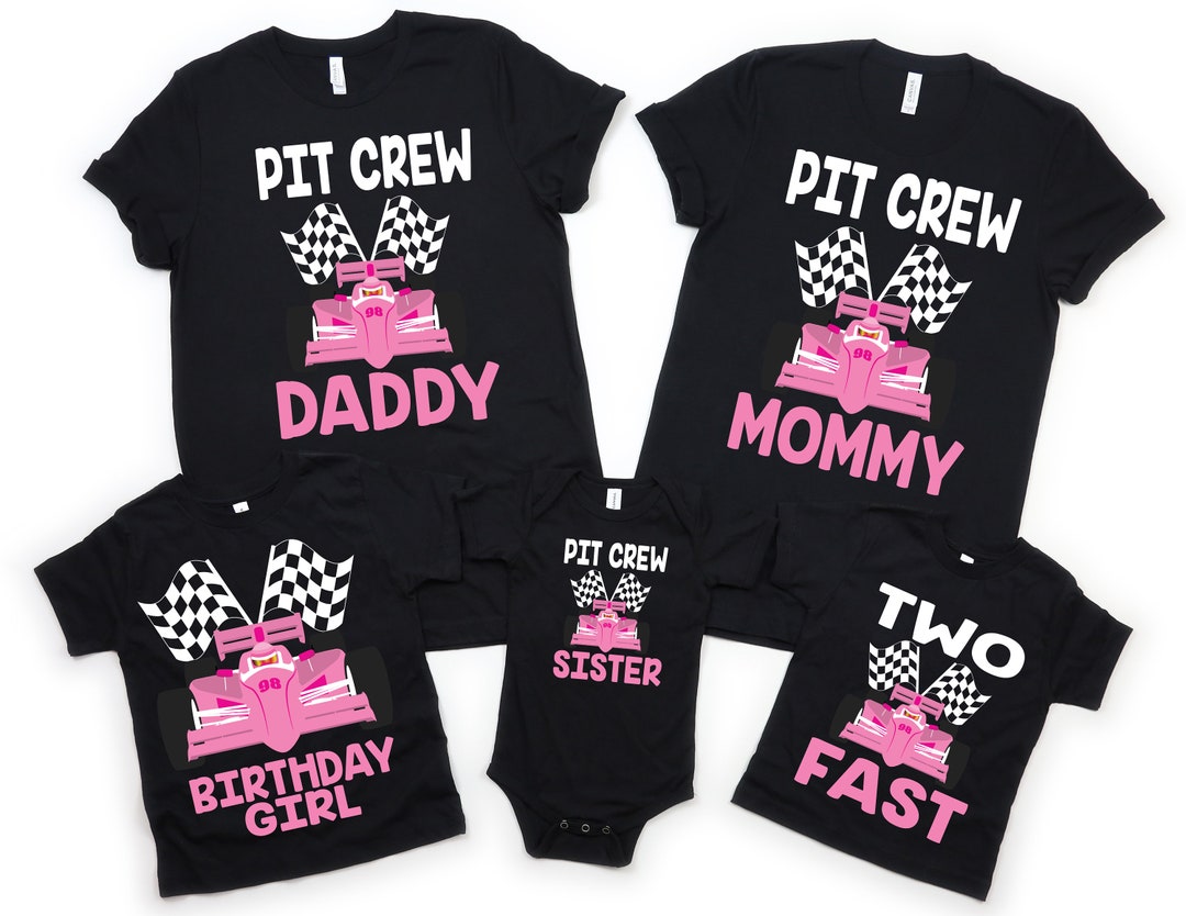 Family Race Car Girl Birthday Shirts, Racecar Birthday Shirt, Matching ...