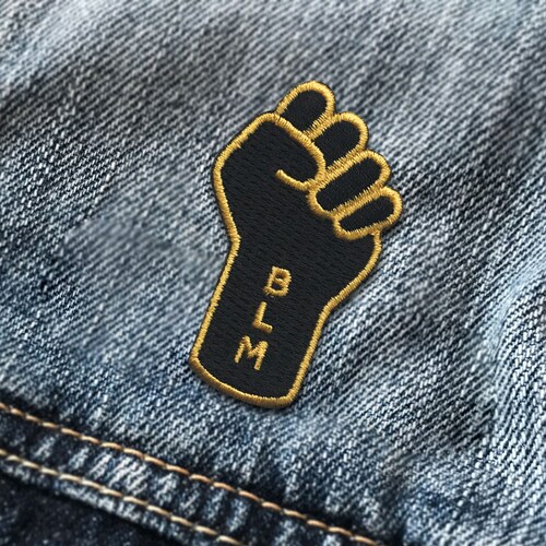 Black Lives Matter Embroidered Patch. proceeds to Charity - Etsy