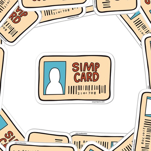 Simp Card Arthur Cartoon Meme Vinyl Die Cut Waterproof Sticker - Etsy