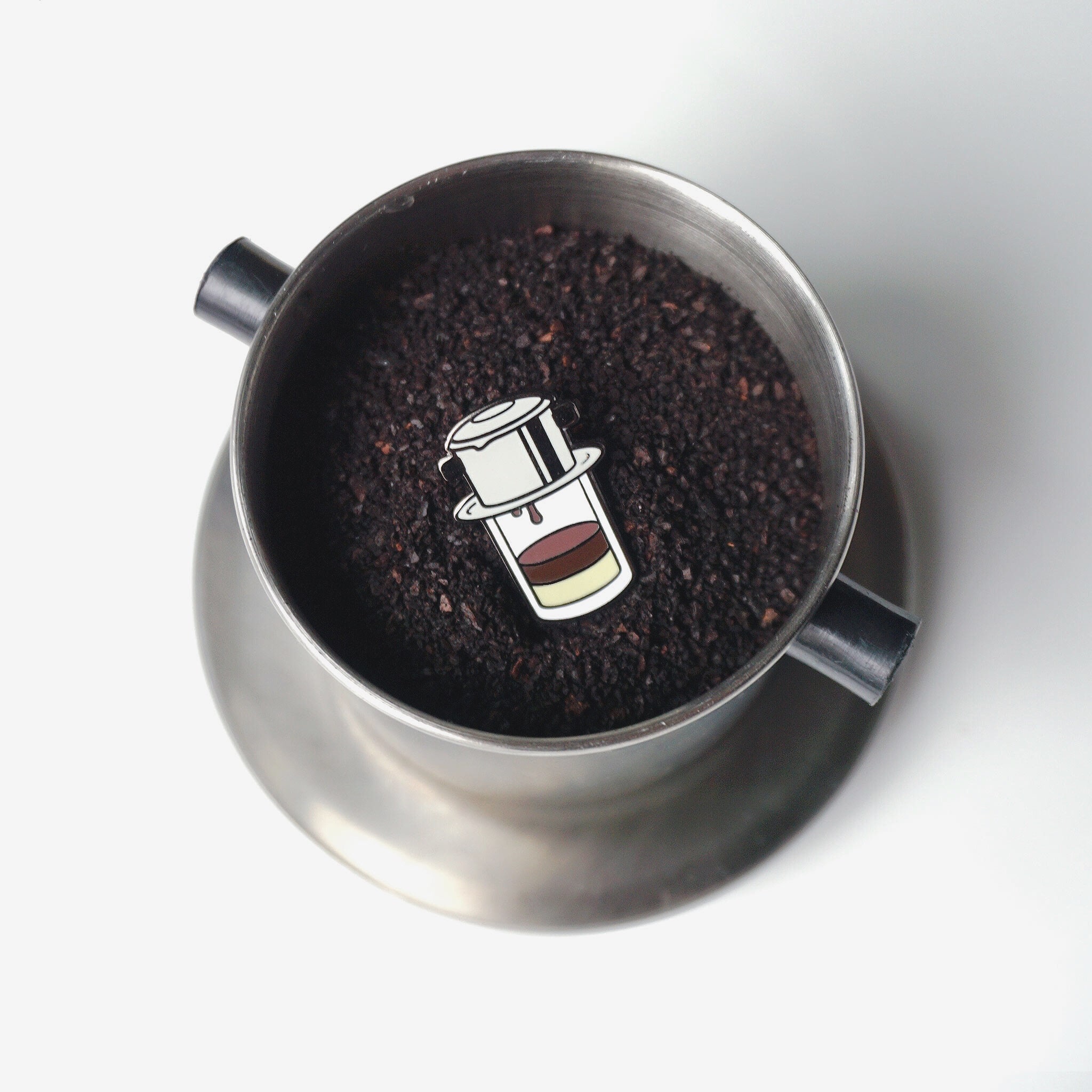 Vietnamese Iced Coffee Pin Food Pin Ca Phe Sua Da Cafe | Etsy