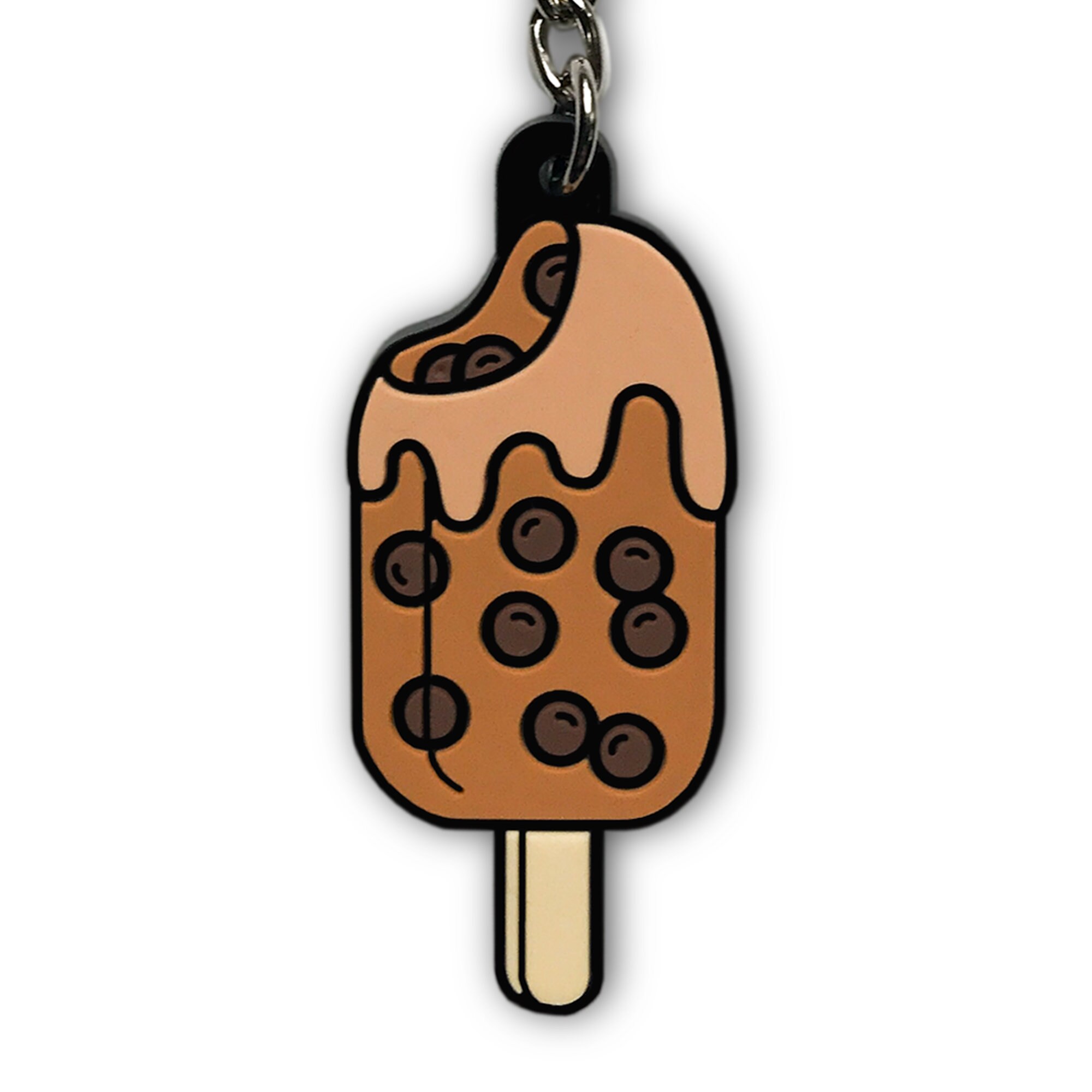 Brown Sugar Boba Ice Cream Bar Popsicle Keychain | Bubble Tea Dessert ...